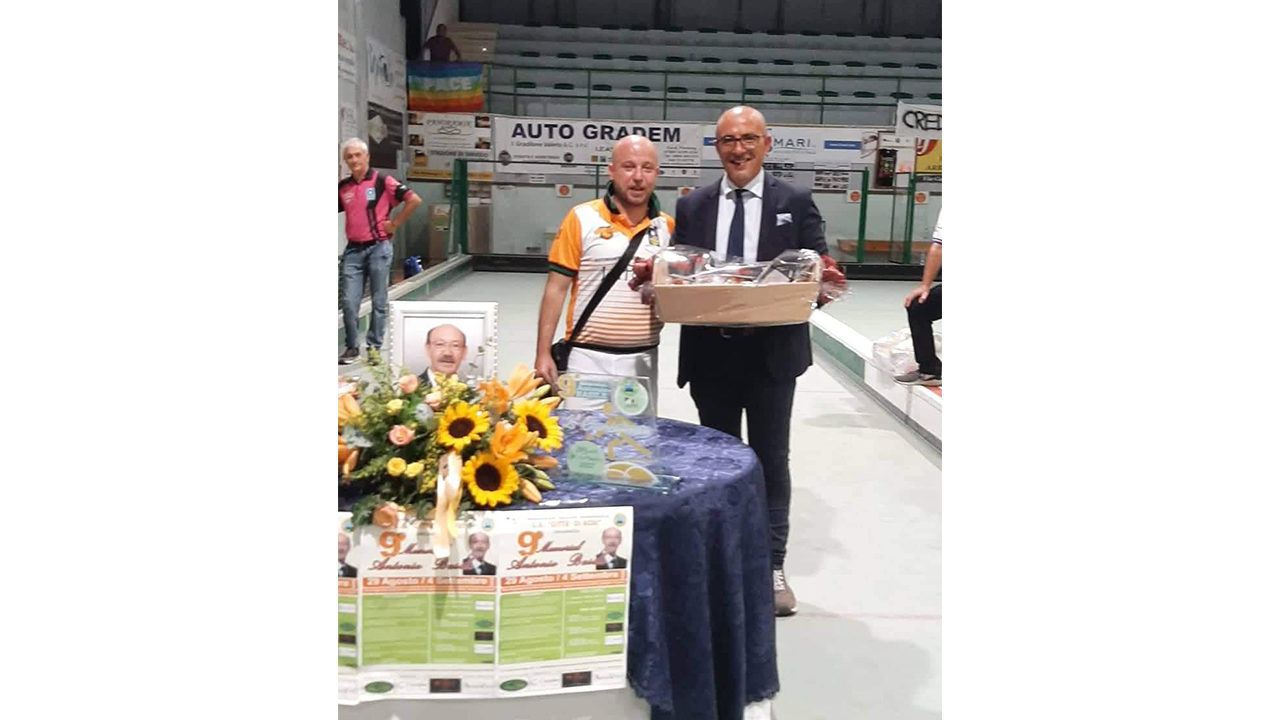 Edmondo Senatore della Cafaro secondo al "Memorial Basile" della Città ...