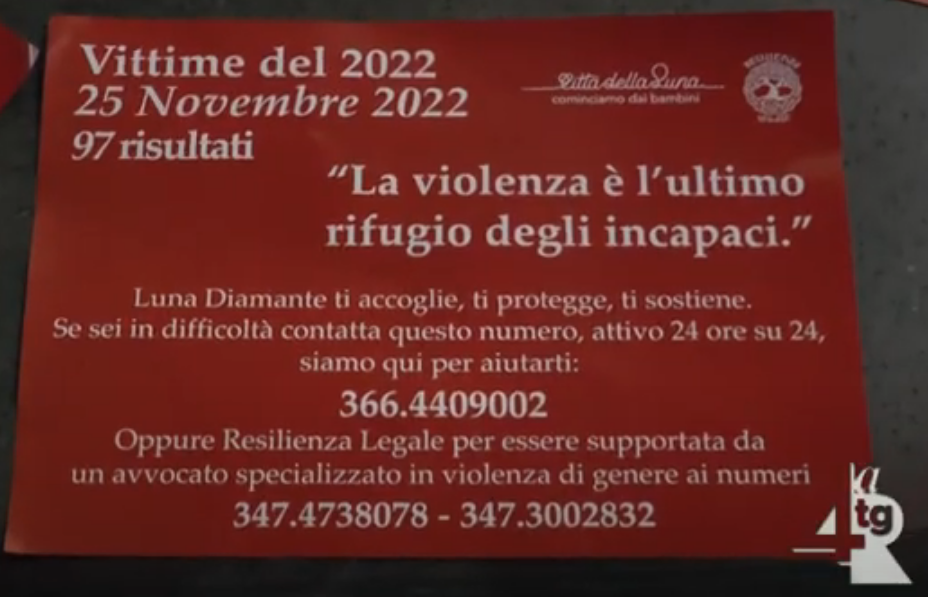 Scarpette rosse contro la violenza sulle donne in centro a Cava de' Tirreni [VIDEO] - Rtc Quarta ...